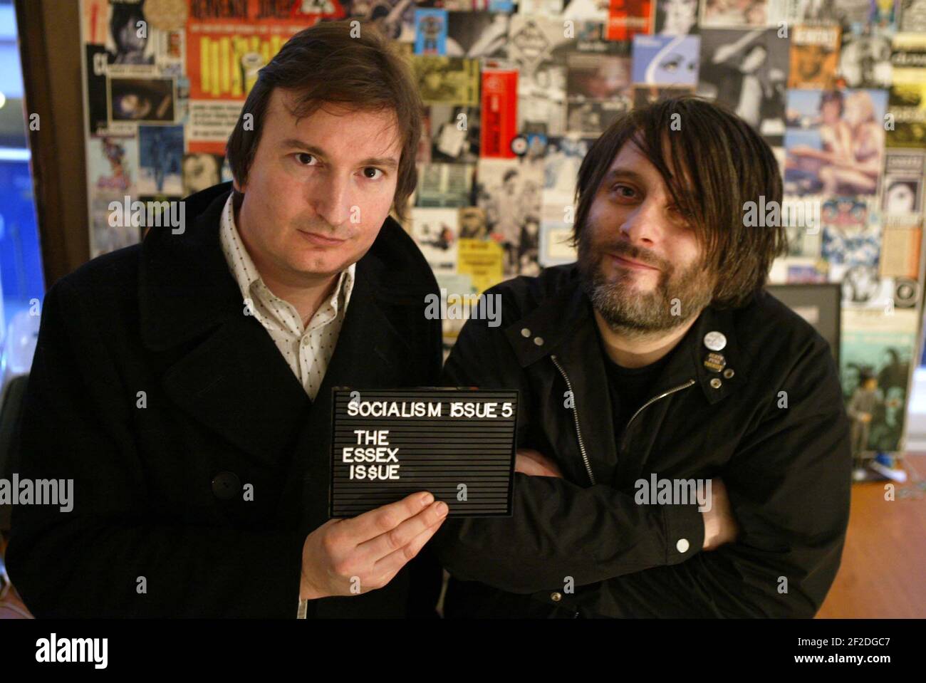 Paul Moody (lt) and Robin Turner (rt) edit new mag SOCIALISM pic David ...