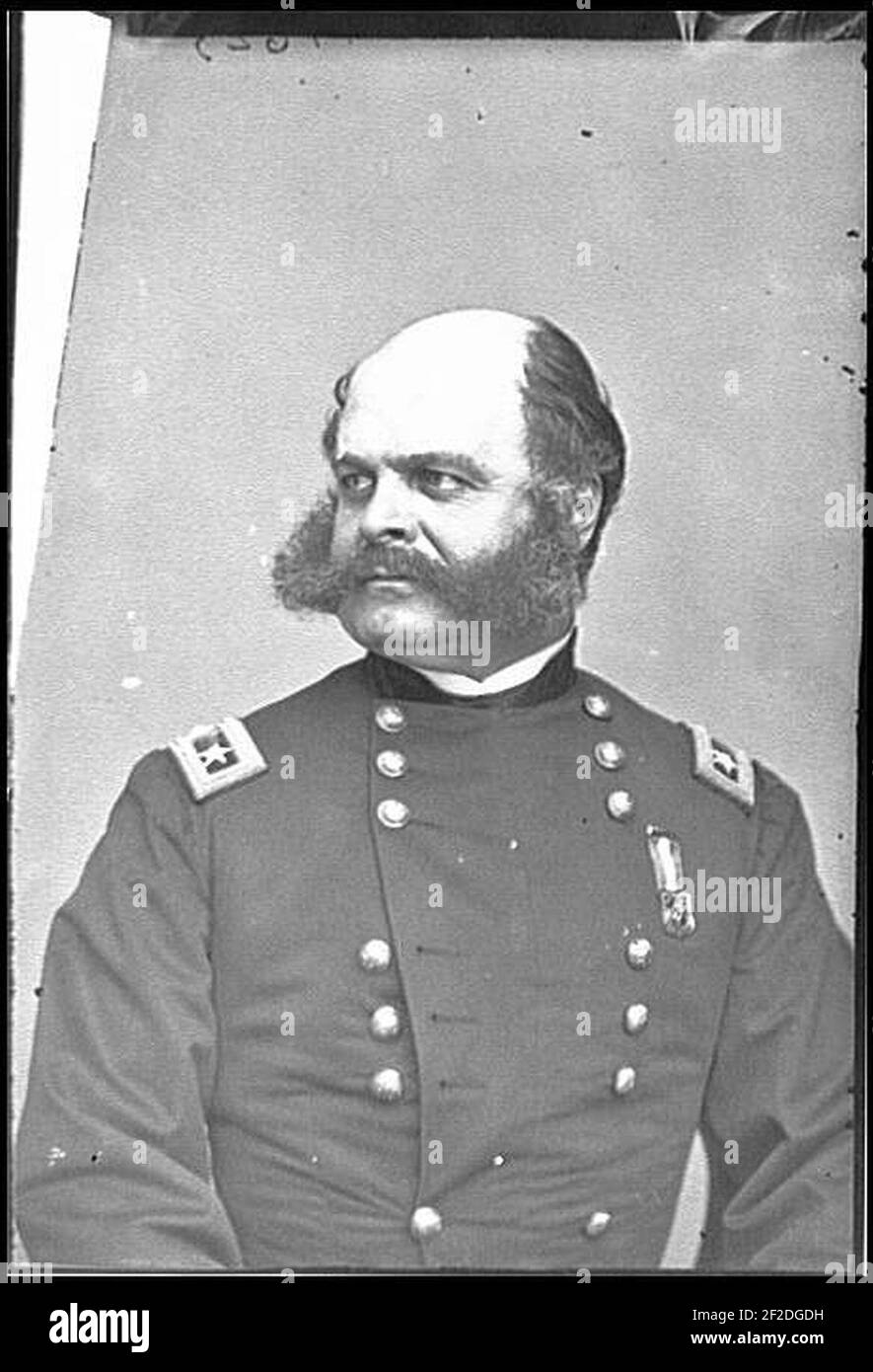 Portrait of Maj. Gen. Ambrose E. Burnside, officer of the Federal Army ...