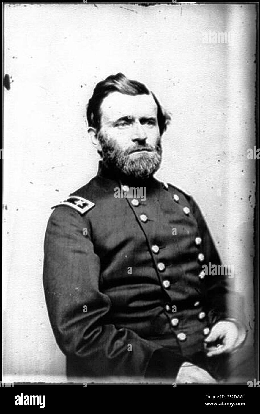 Portrait of Maj. Gen. Ulysses S. Grant, officer of the Federal Army ...
