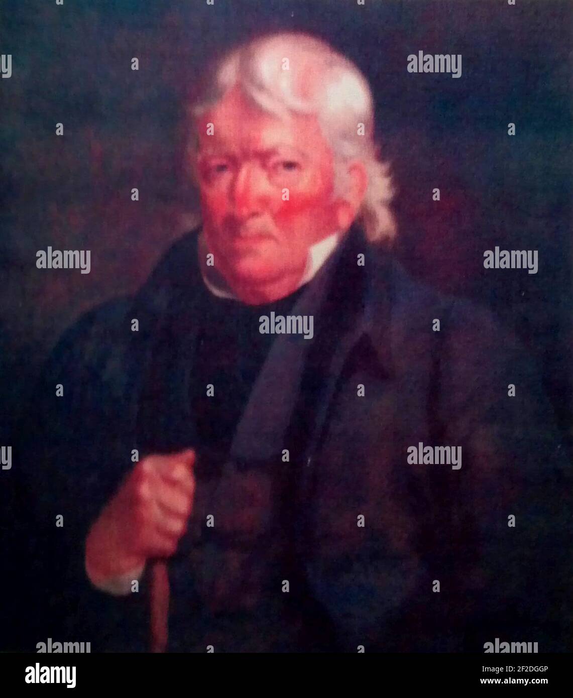 Portrait of Major John Buchanan Stock Photo - Alamy