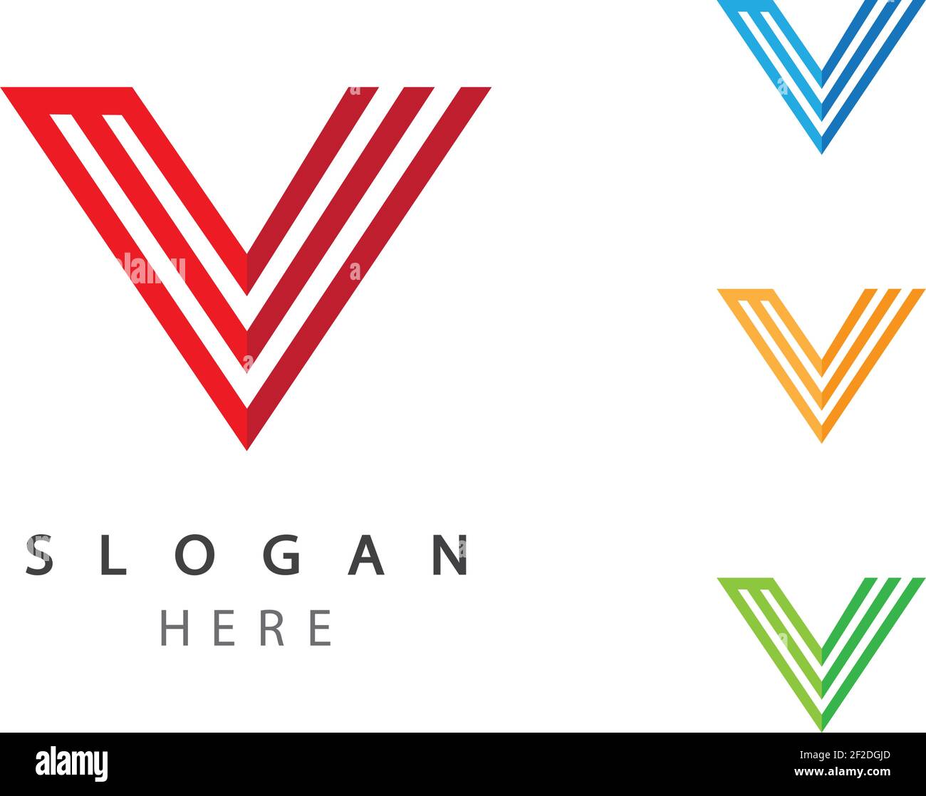 V letter logo vector icon illustration design Stock Vector Image & Art ...