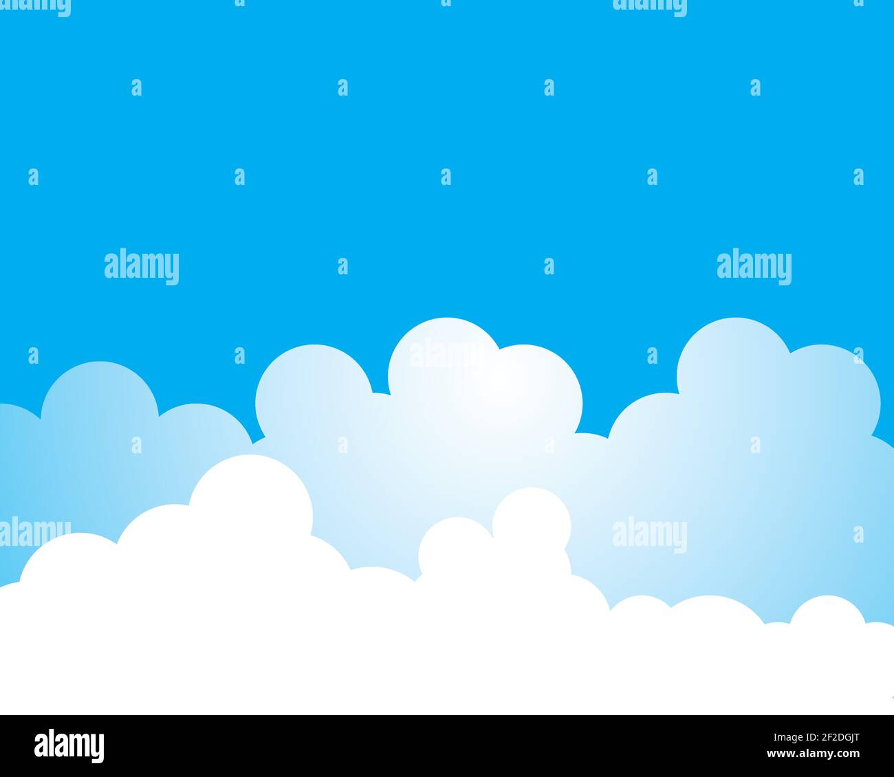 Blue sky with cloud vector icon illustration design Stock Vector Image ...
