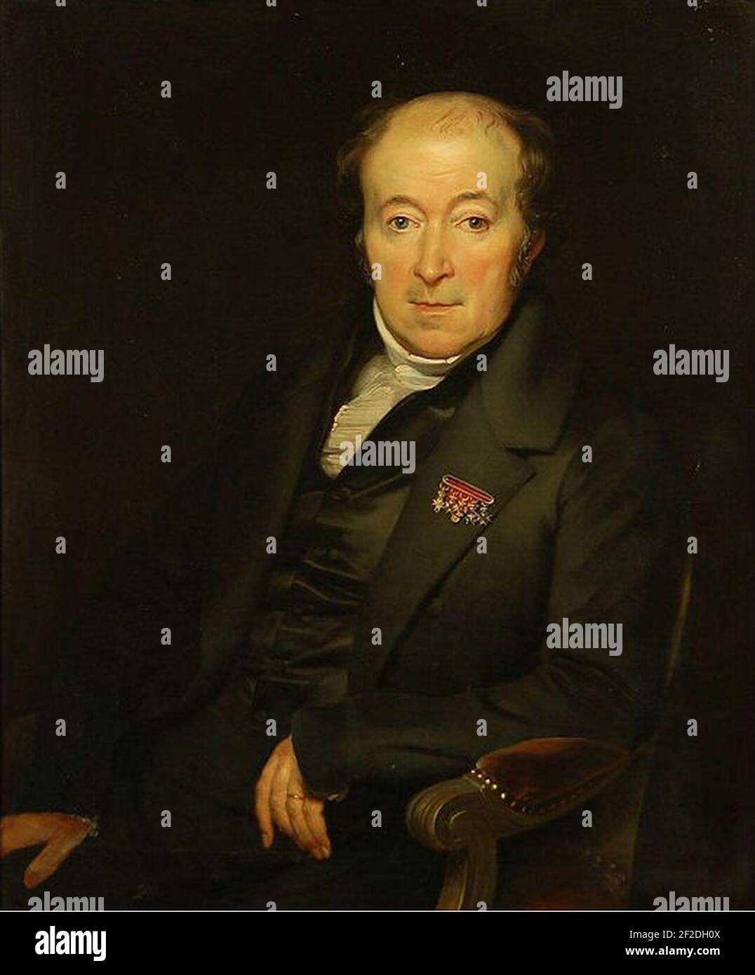 Portrait of Mattheus Ignatius van Bree by Antoine Van Ysendyck Stock ...