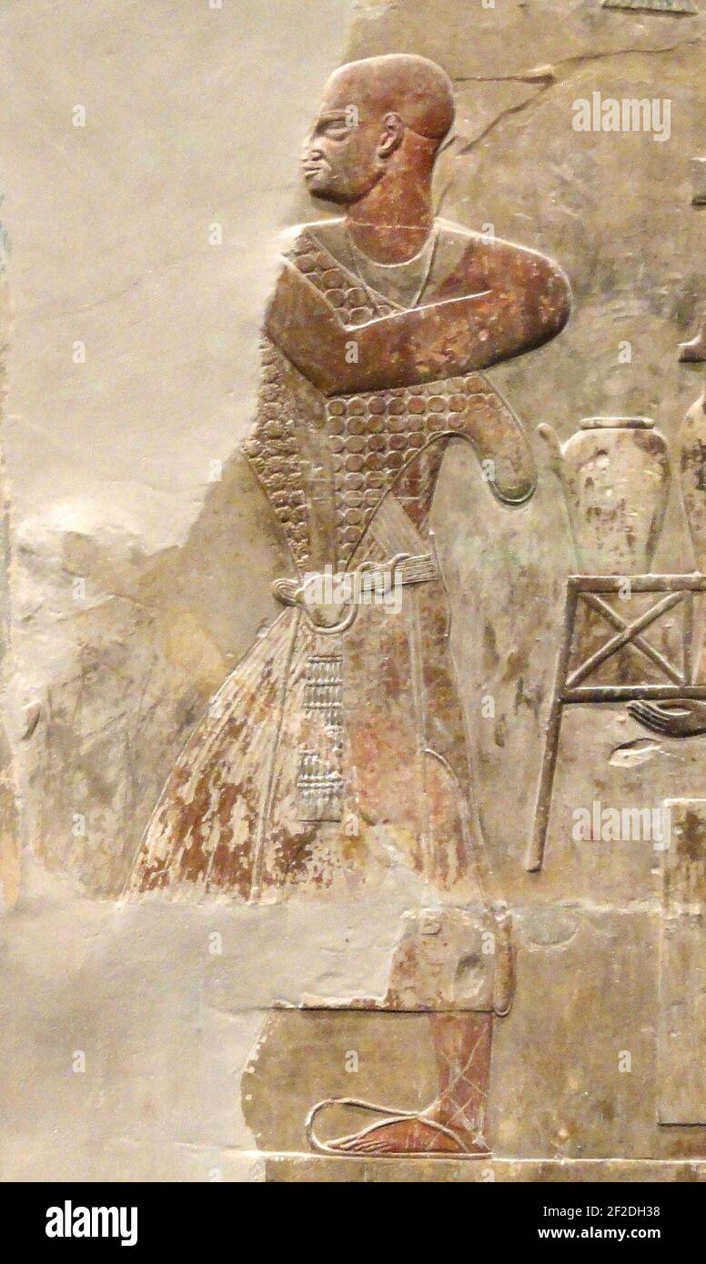 Portrait of Mentuemhat, Thebes, late 25th to early 26th Dynasty, 665 ...