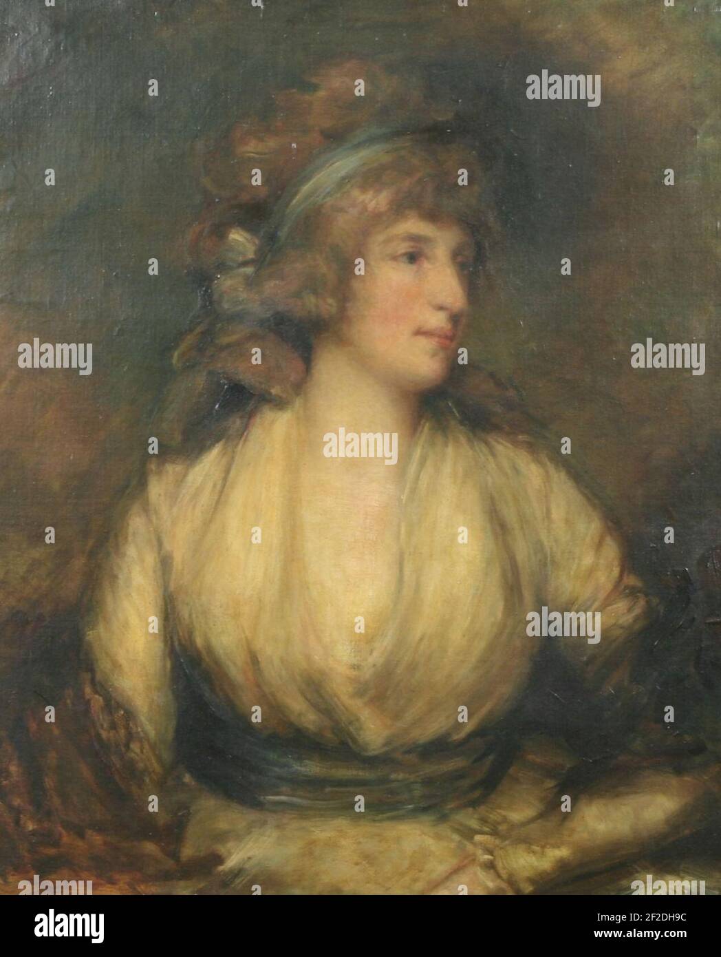 Portrait of Mrs Maria Fitzherbert, wife of George IV Stock Photo - Alamy