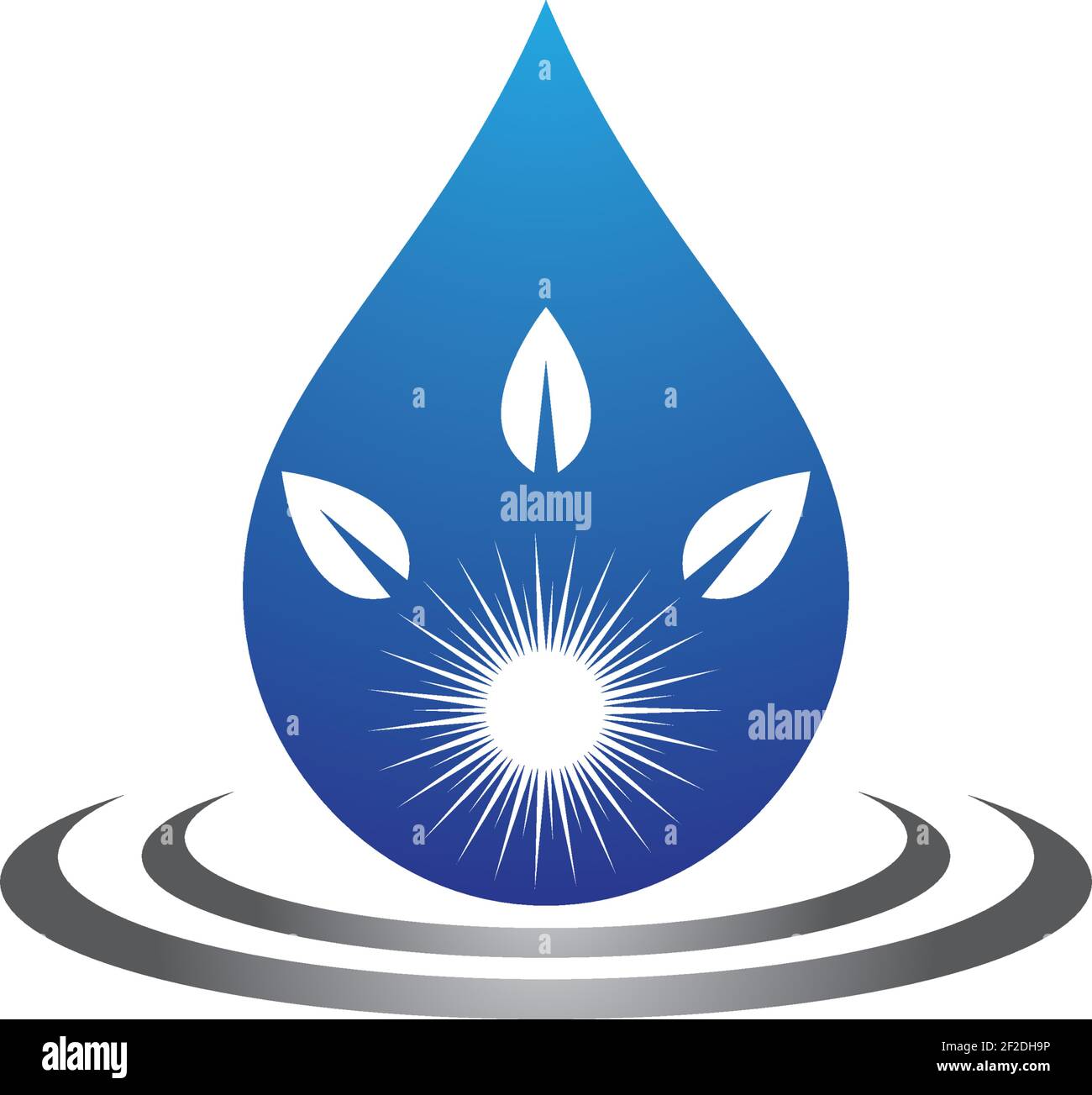 Water drop logo template vector icon illustration design Stock Vector ...