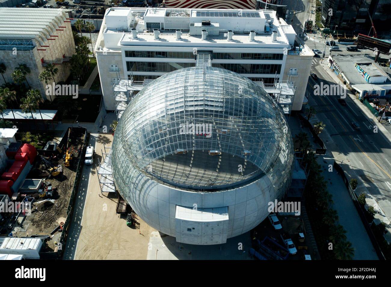 Los Angeles, California, USA. 11th Mar, 2021. An aerial view of the ...