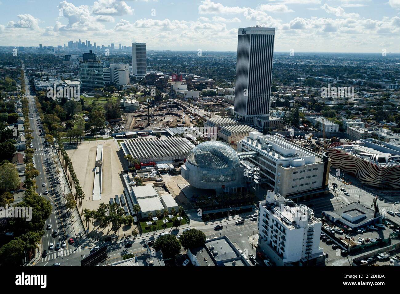 Los Angeles, California, USA. 11th Mar, 2021. An aerial view of the ...