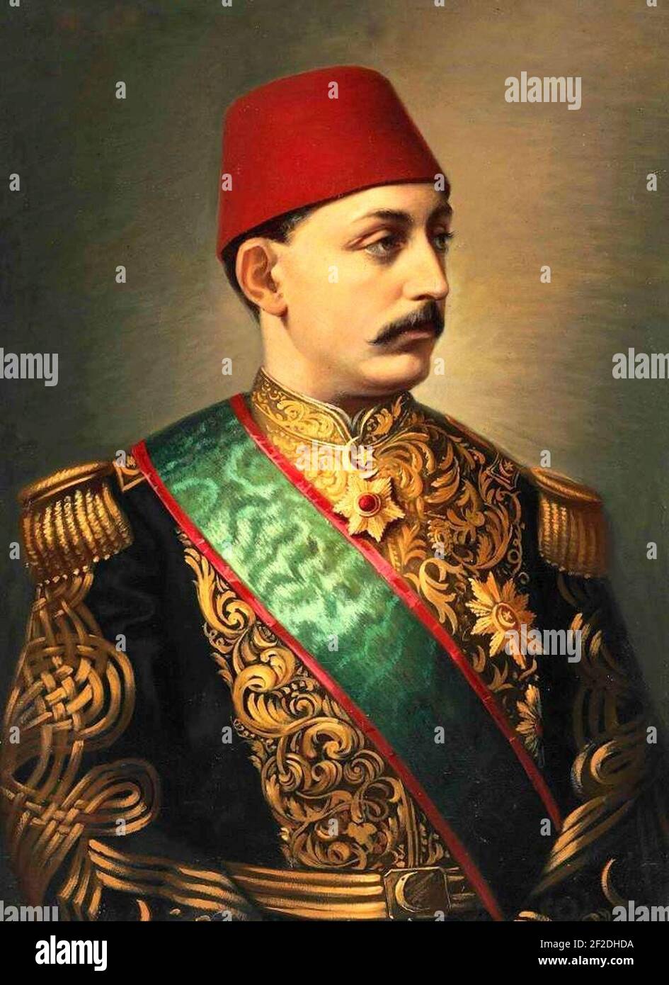 Portrait of Murad V Stock Photo - Alamy