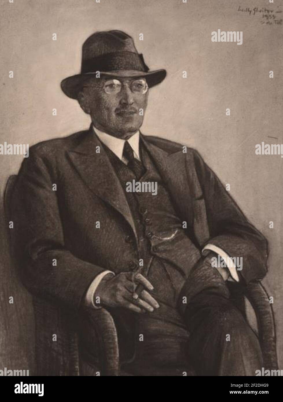 Portrait of Nicolaas Gijsbertus van Heek (1875-1942 Stock Photo - Alamy