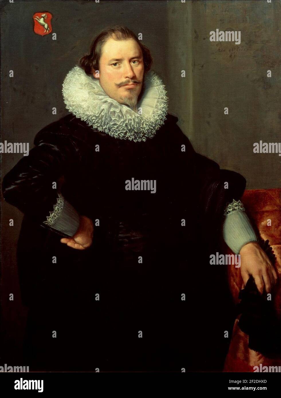 Portrait of Philips Ram by Paulus Moreelse Stock Photo - Alamy