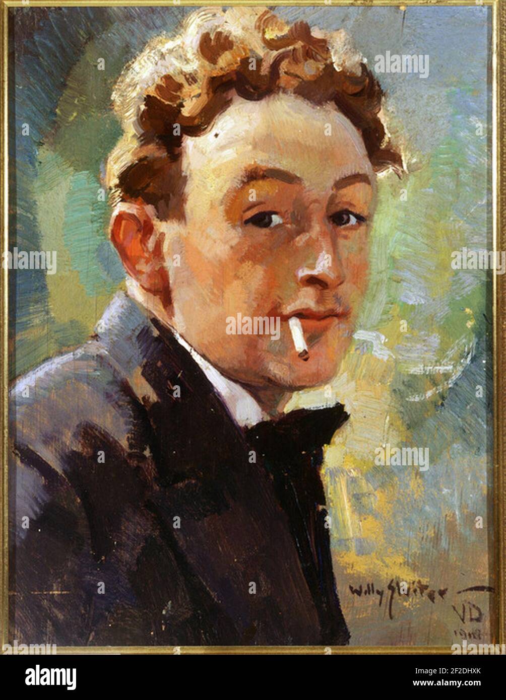 Portrait of Piet van der Hem (1885-1961 Stock Photo - Alamy