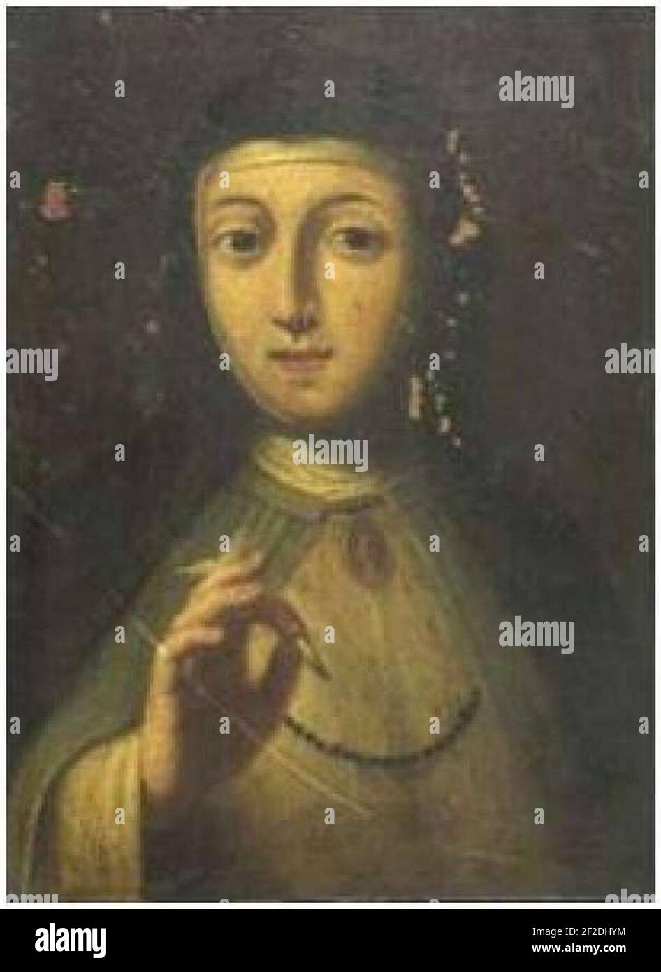 Portrait of Plautilla Nelli Stock Photo - Alamy