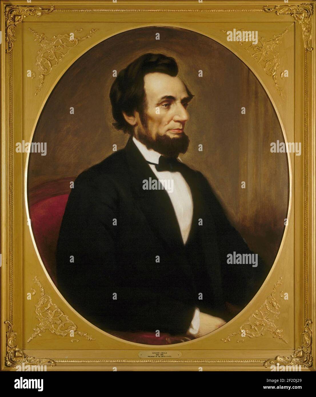 Portrait of President Lincoln by George Dury Stock Photo - Alamy