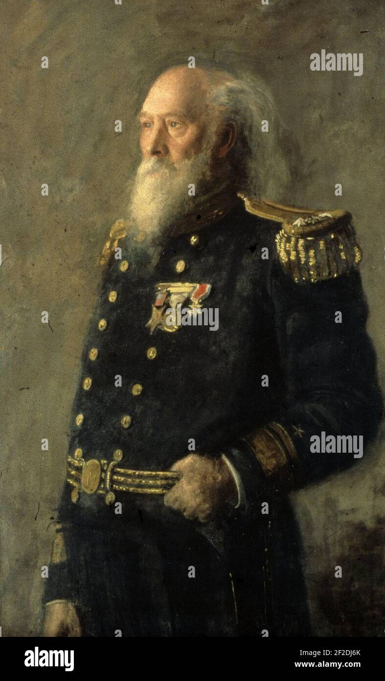 Portrait of Rear-Admiral George W. Melville, G408, by Thomas Eakins ...