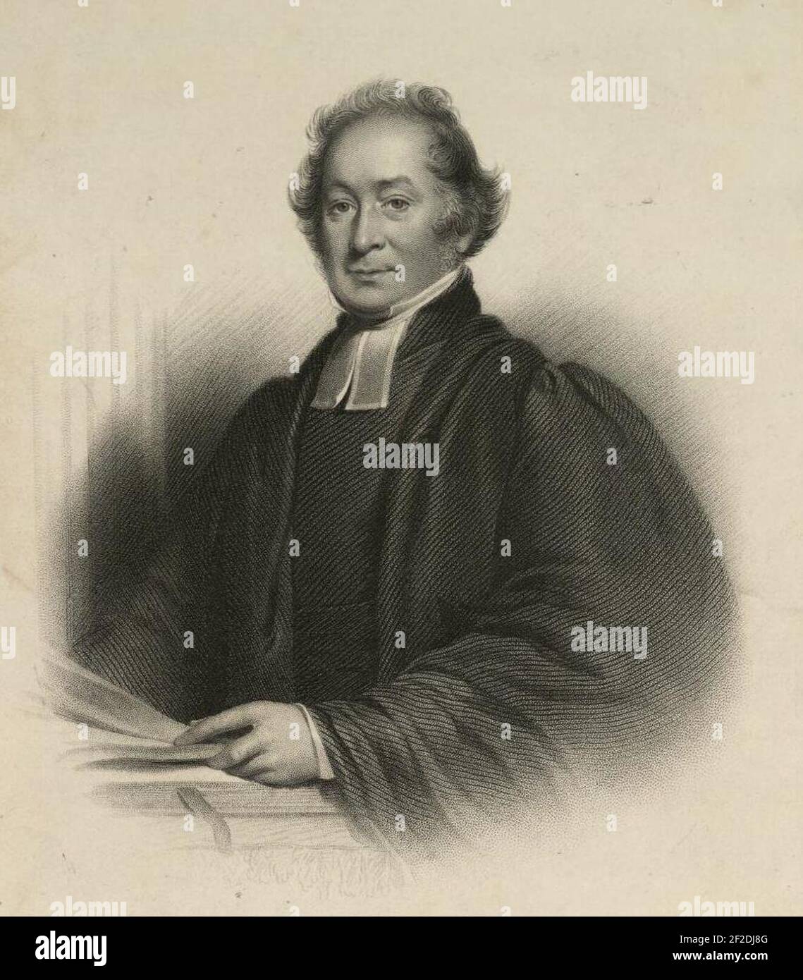 Portrait of Revd Raffles (4669900 Stock Photo - Alamy