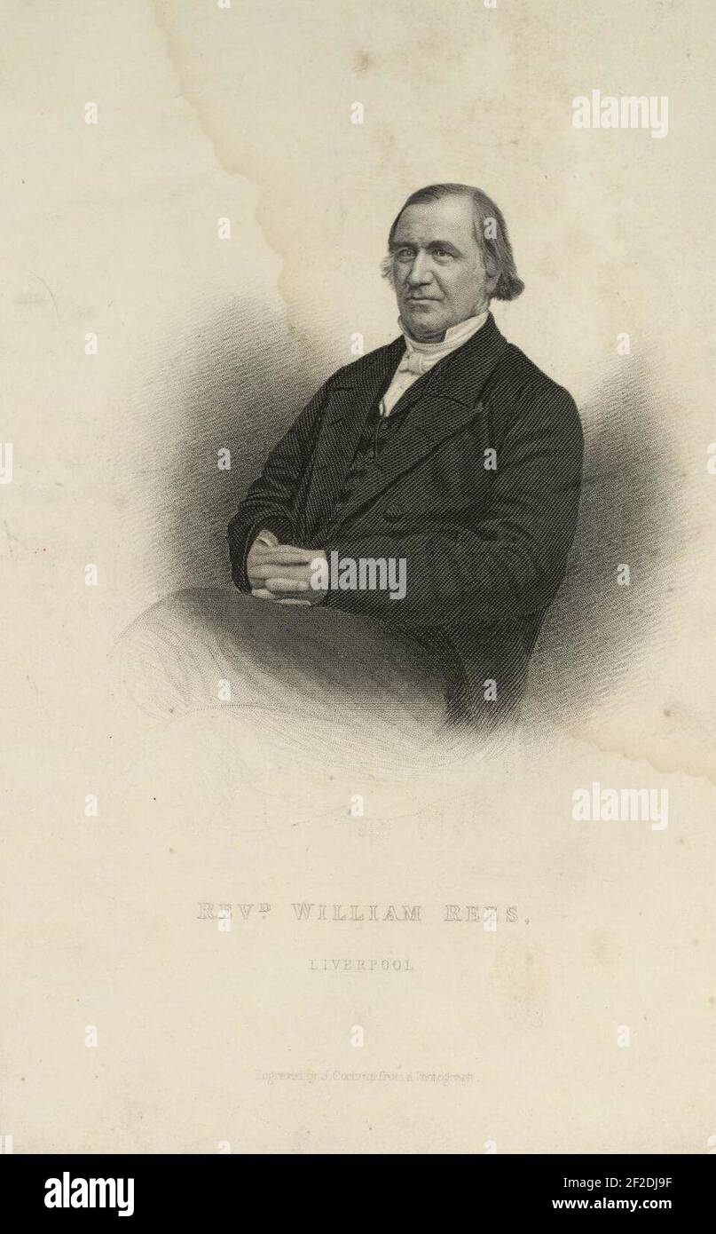 Portrait of Revd. William Rees (4670181 Stock Photo - Alamy