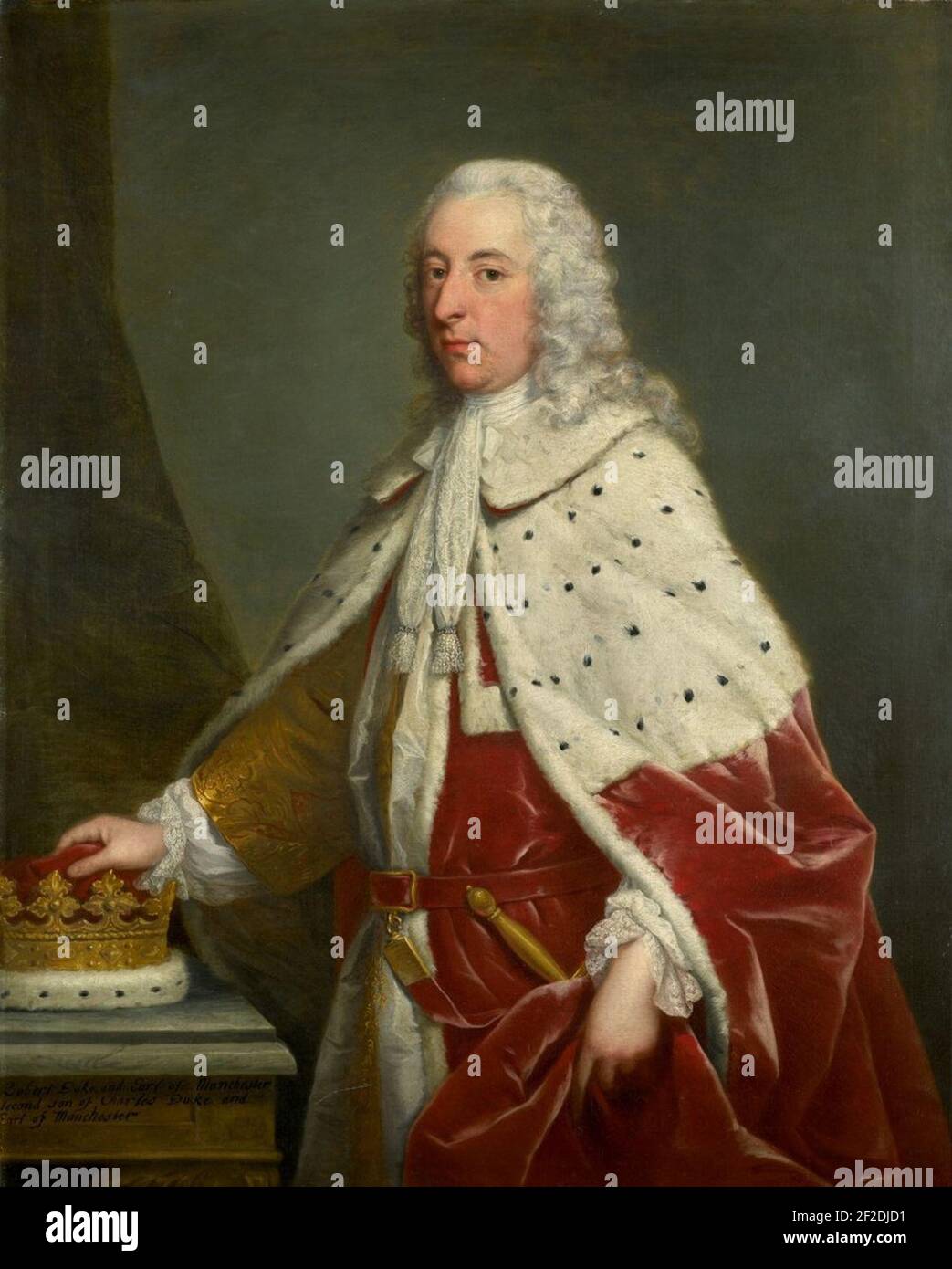 PORTRAIT OF ROBERT MONTAGU, 6TH EARL AND 3RD DUKE OF MANCHESTER (1710 ...