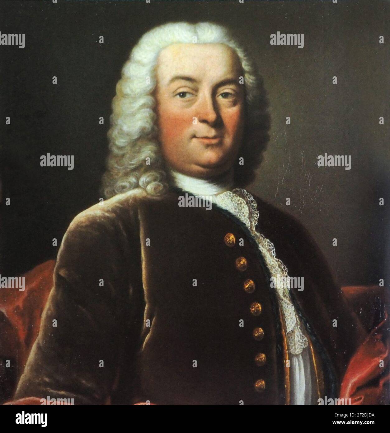 Portrait of Robert Surcouf (1702—1756)-P6280060 Stock Photo - Alamy