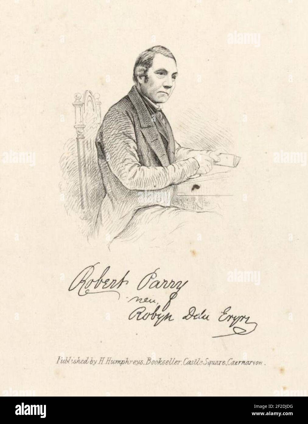 Portrait of Robert Parry neu Robyn Ddu Eryri (4673403 Stock Photo - Alamy