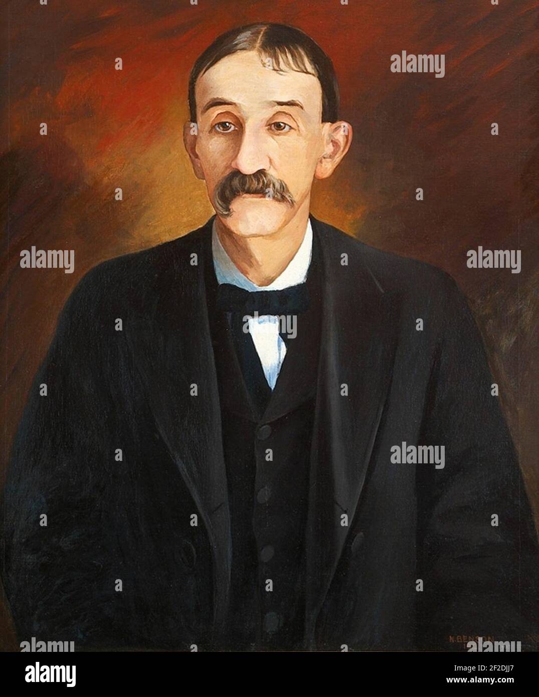 Portrait of Sidney Alroy Jonas Stock Photo - Alamy