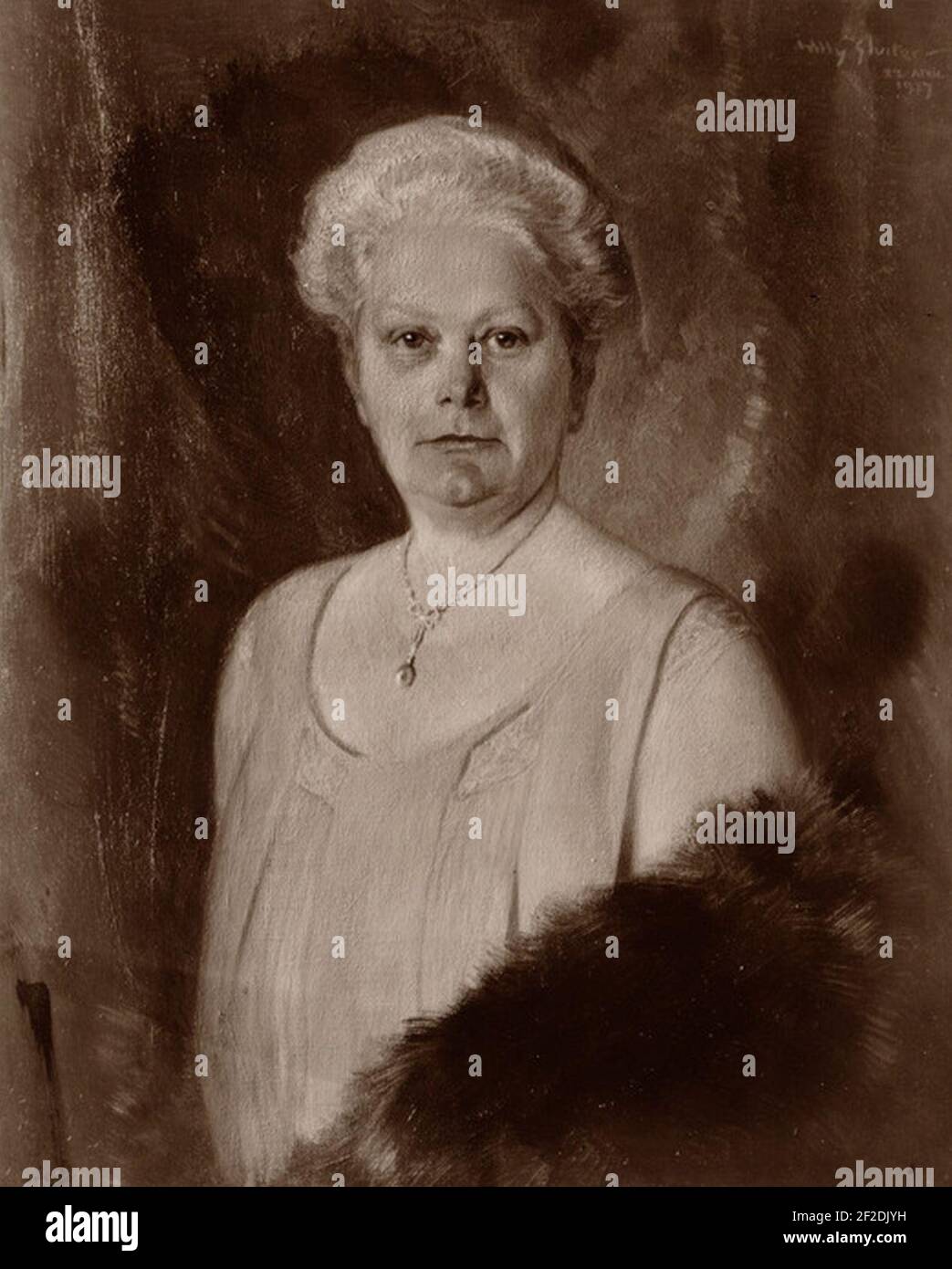 Portrait of Susanna Frederika Hofman (1872-1948 Stock Photo - Alamy