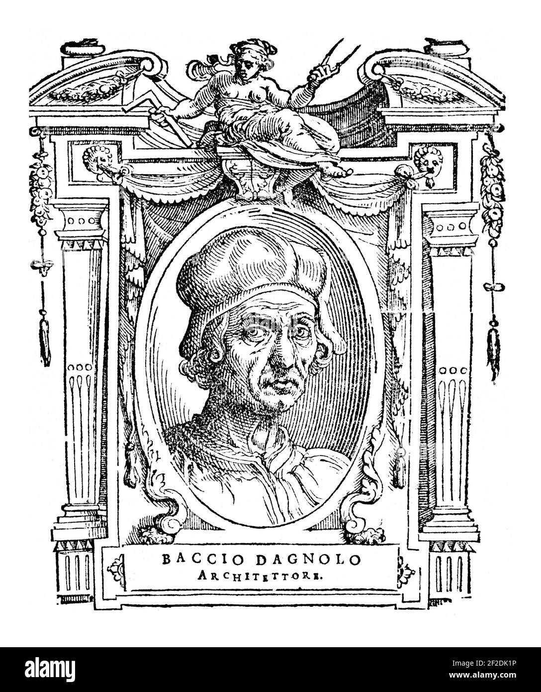 1500 ca, ITALY : The italian architect and sculptor BACCIO D'AGNOLO ...