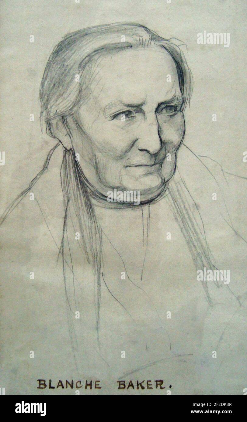 Portrait of the Artist, Blanche Baker Stock Photo - Alamy