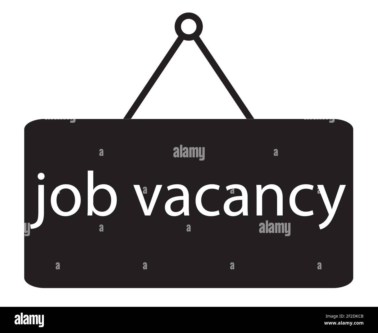 job vacancy icon on white background. flat style. job vacancy label ...