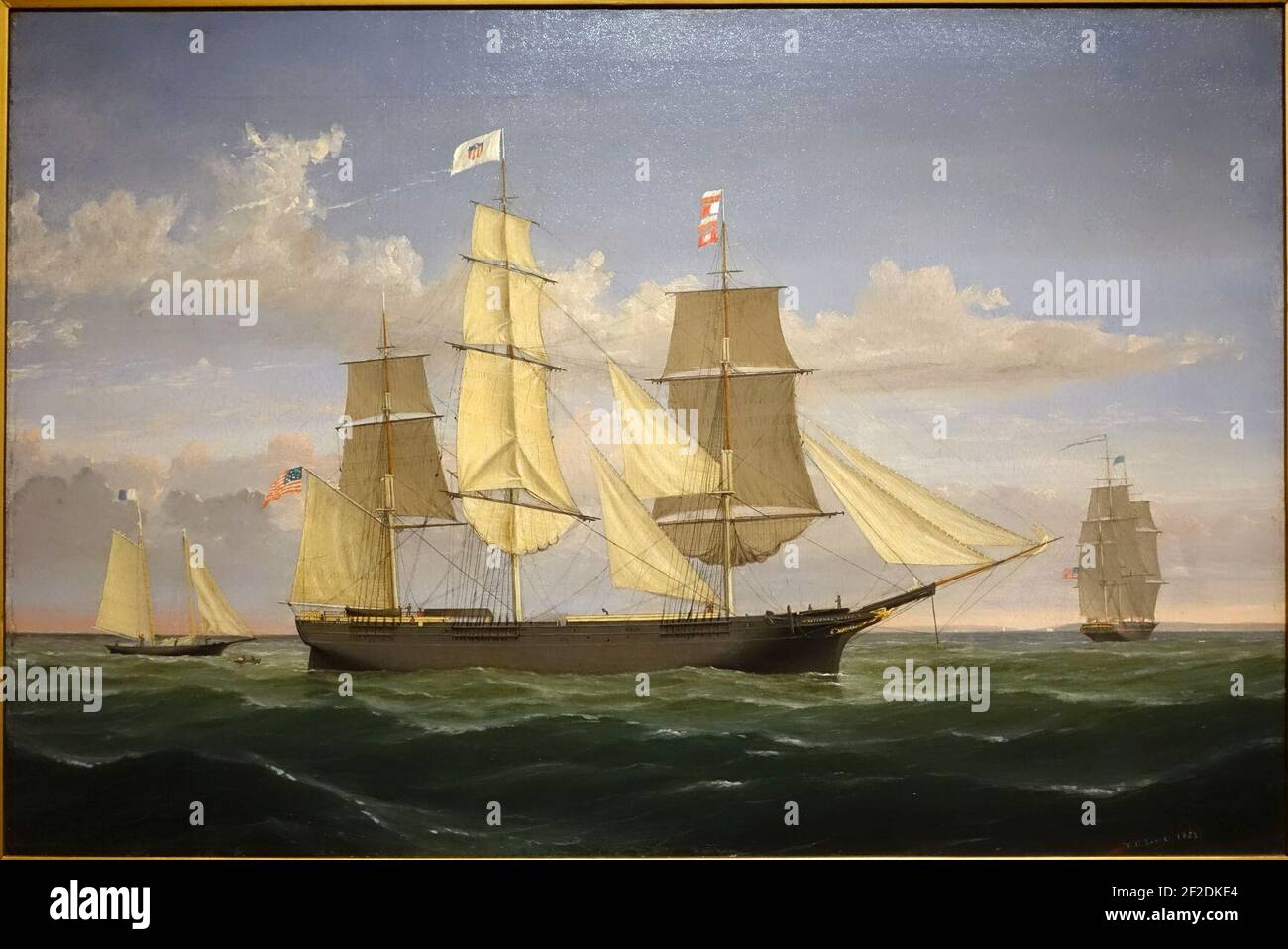 Portrait of the National Eagle, by Fitz Henry Lane, 1853 Stock Photo ...