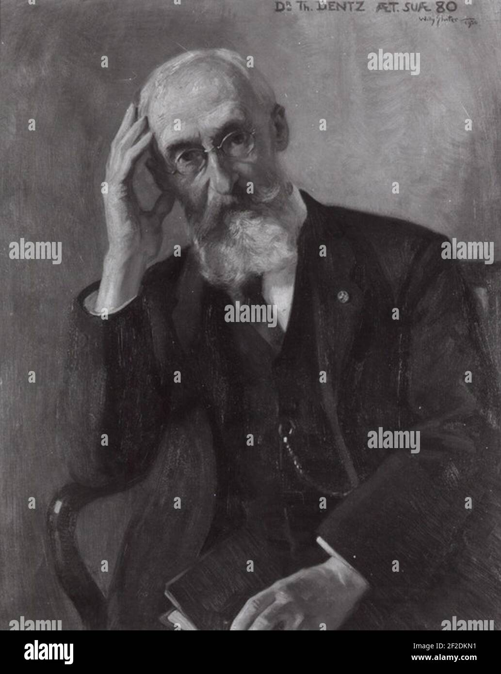 Portrait of Theodore Dentz (1840-1933 Stock Photo - Alamy