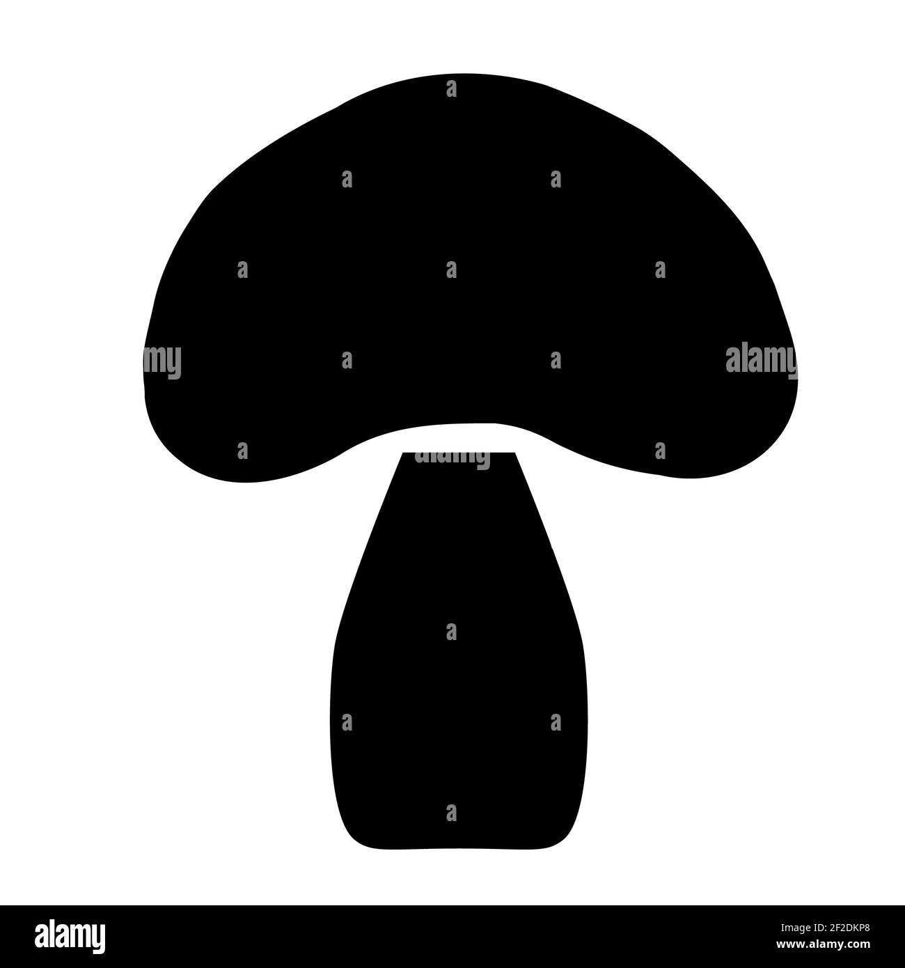 mushroom icon on white background. flat style. mushrooms sign Stock ...