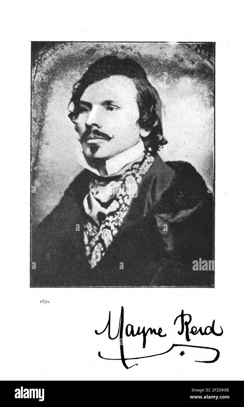 Portrait of Thomas Mayne Reid, circa 1850 Stock Photo - Alamy