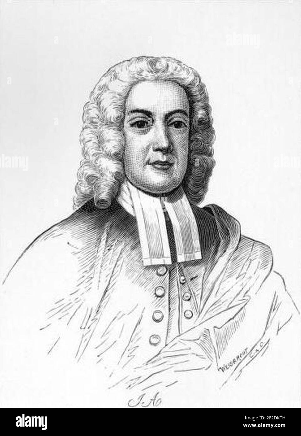 Portrait of Thomas Prince, 1736 Stock Photo - Alamy