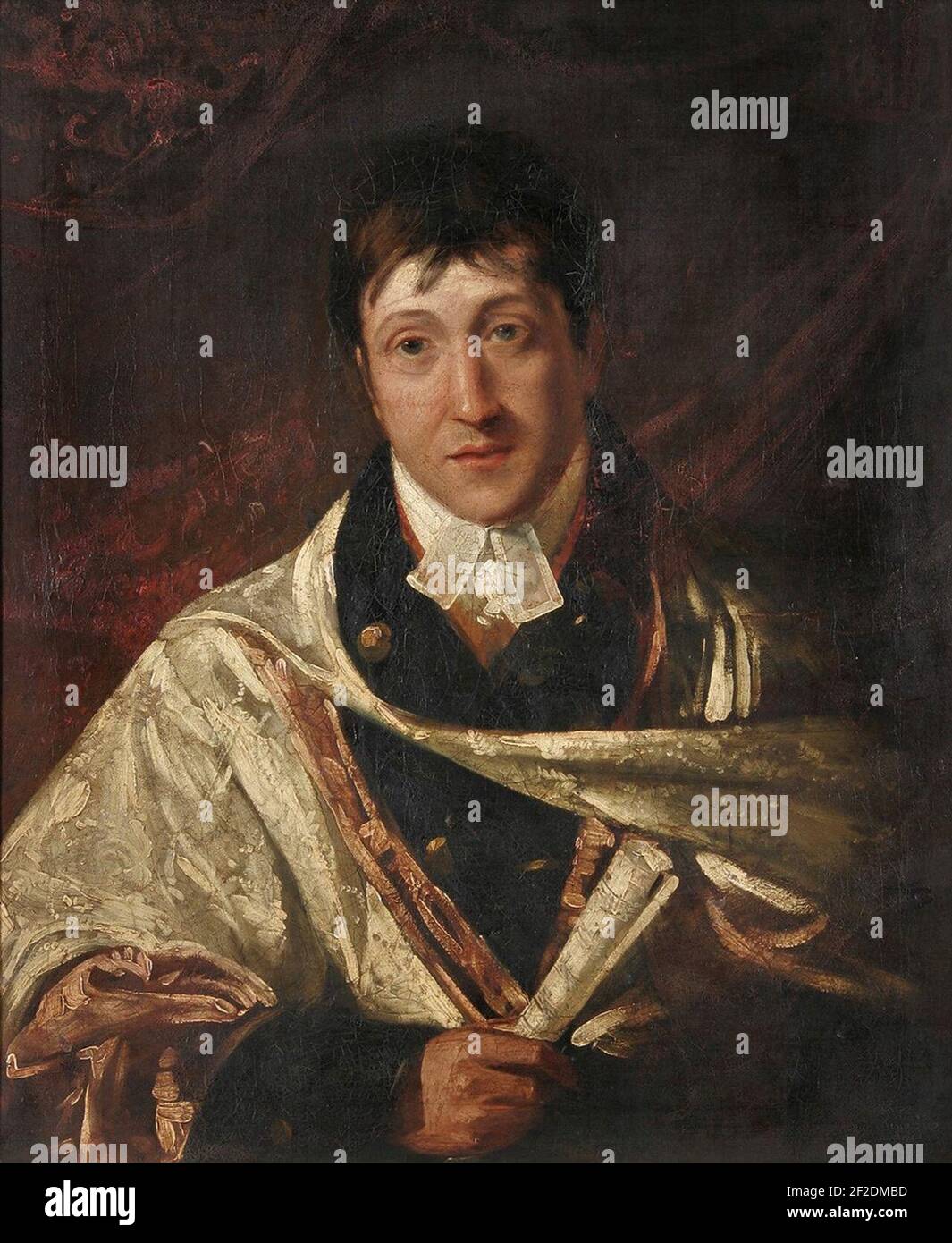 Portrait of William Crotch Stock Photo - Alamy