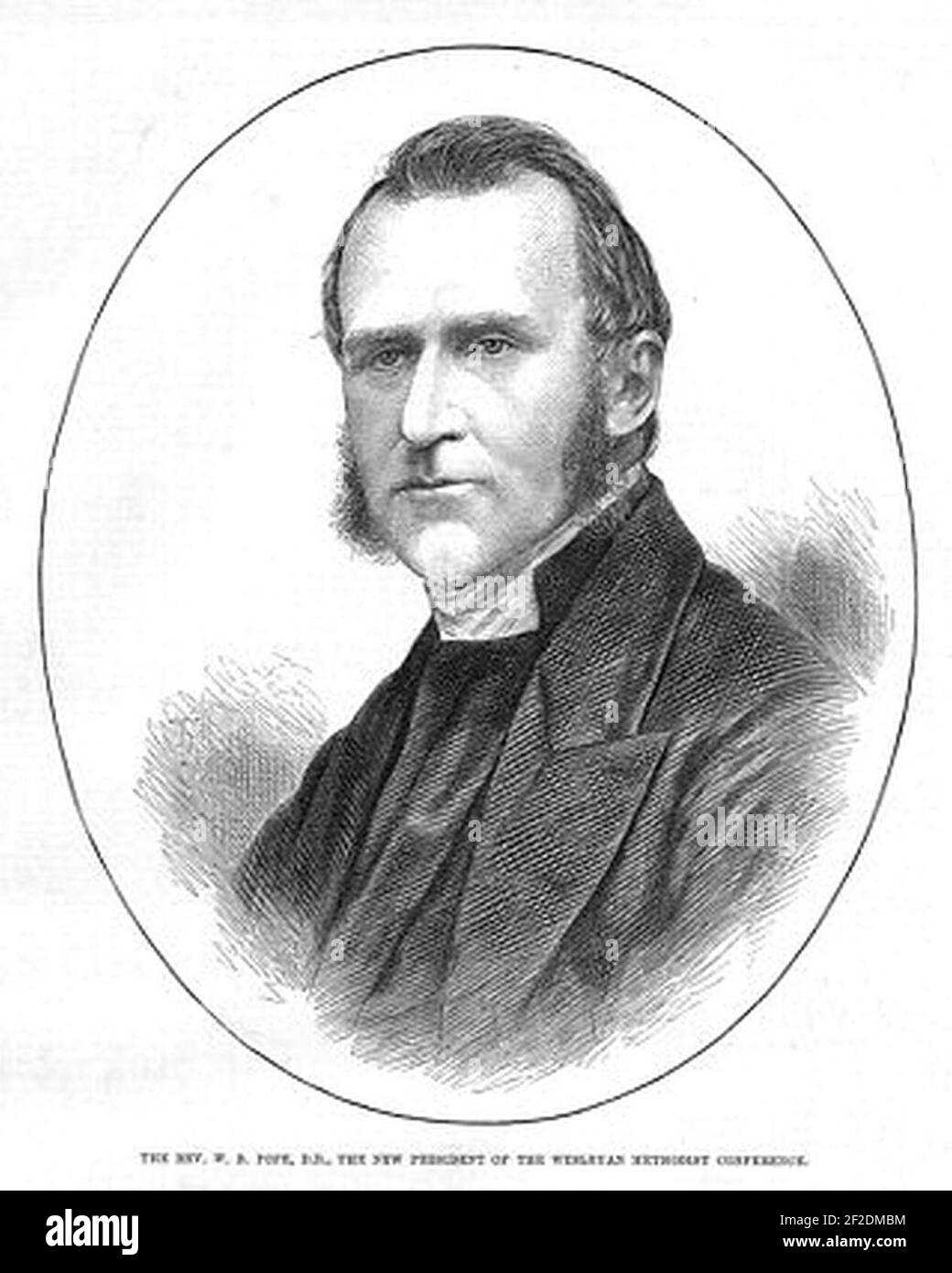 Portrait of William Burt Pope, 1877 Stock Photo - Alamy