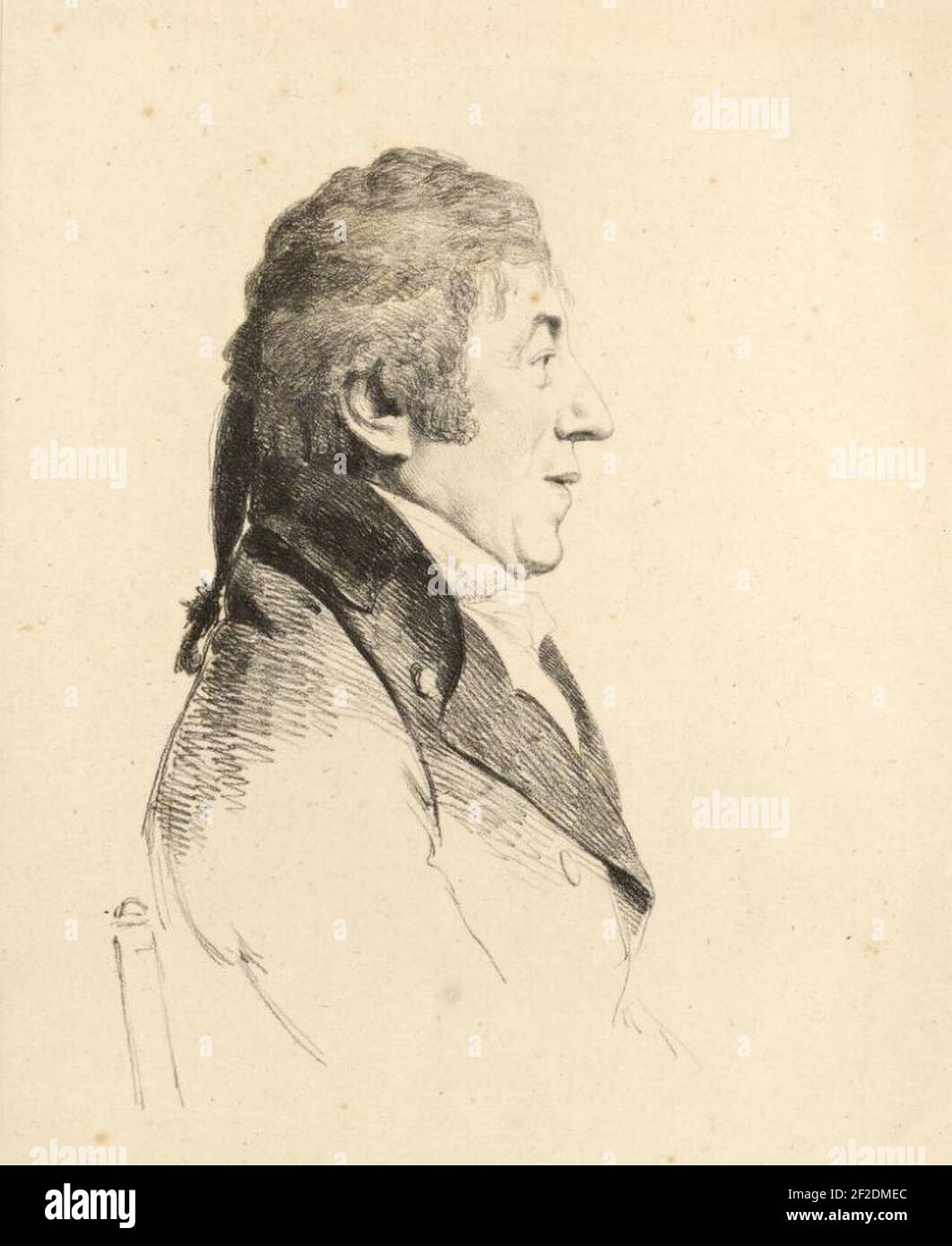 Portrait of William Thomas Lewis (4671608) (cropped Stock Photo - Alamy