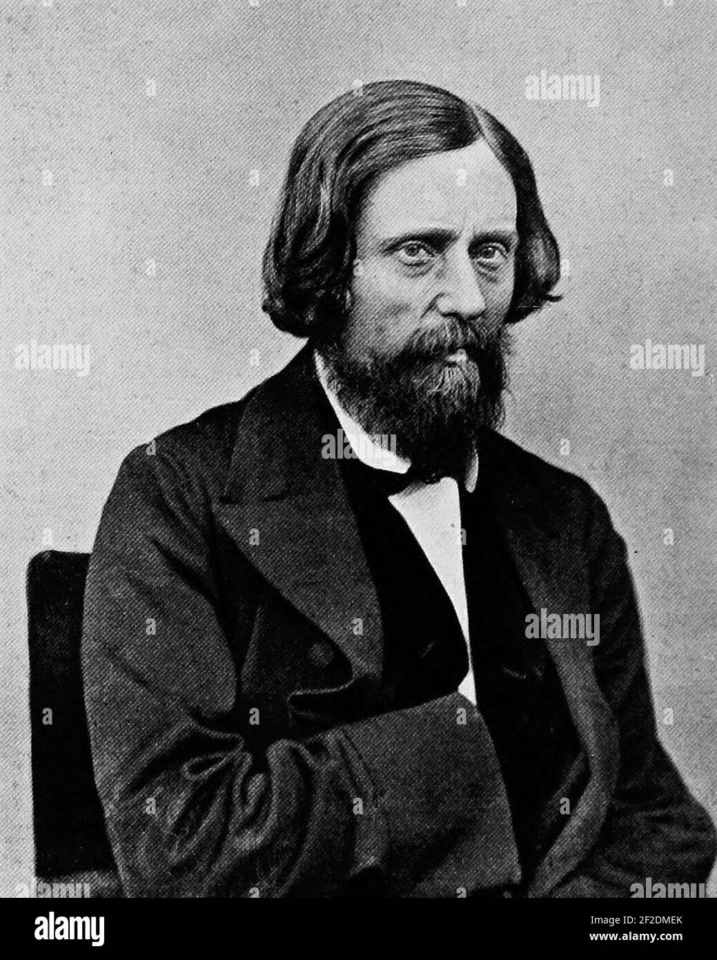 Portrait of William James Linton Stock Photo - Alamy
