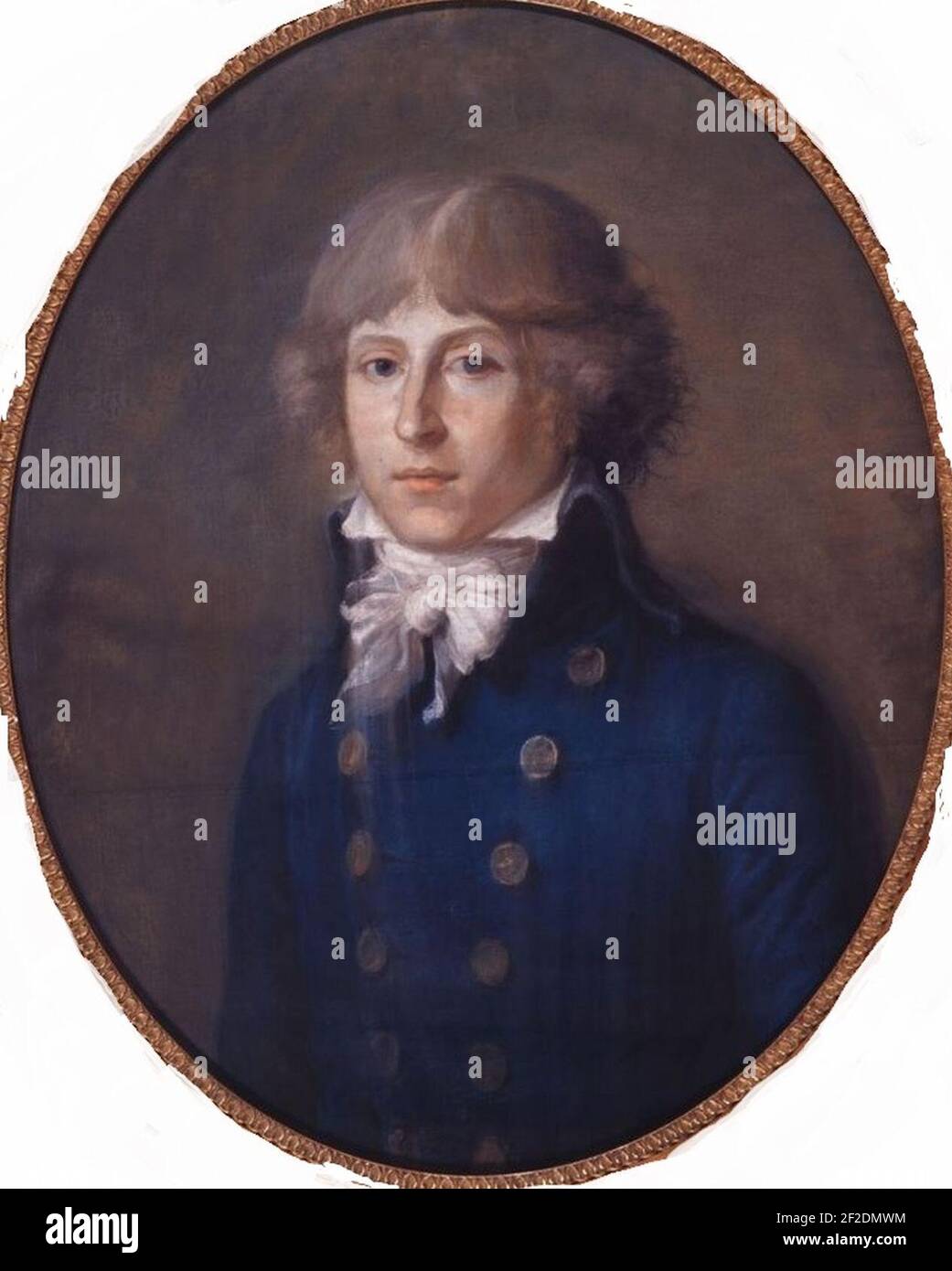 Portrait présumé de Louis-Antoine de Saint-Just Stock Photo - Alamy