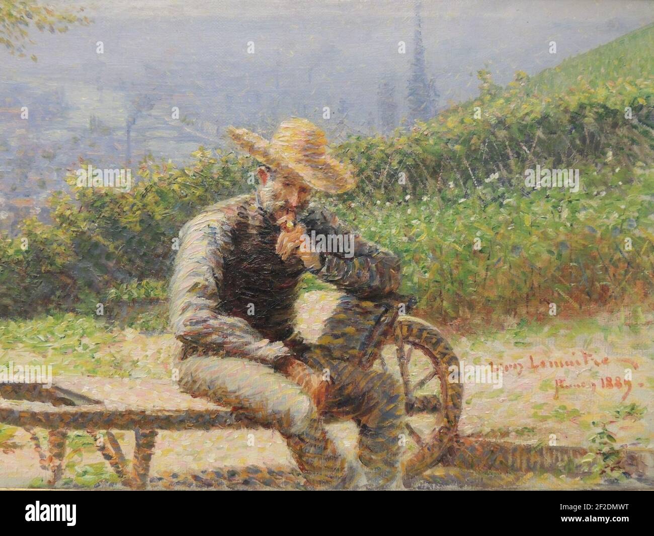 Portrait présumé de Charles Angrand (Lemaître Stock Photo - Alamy