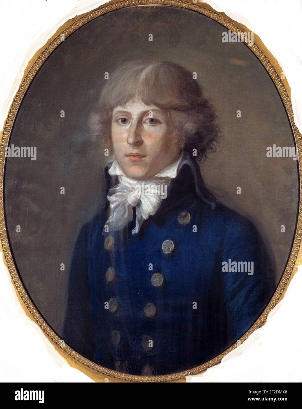 Portrait présumé de Louis-Antoine Saint-Just Stock Photo - Alamy