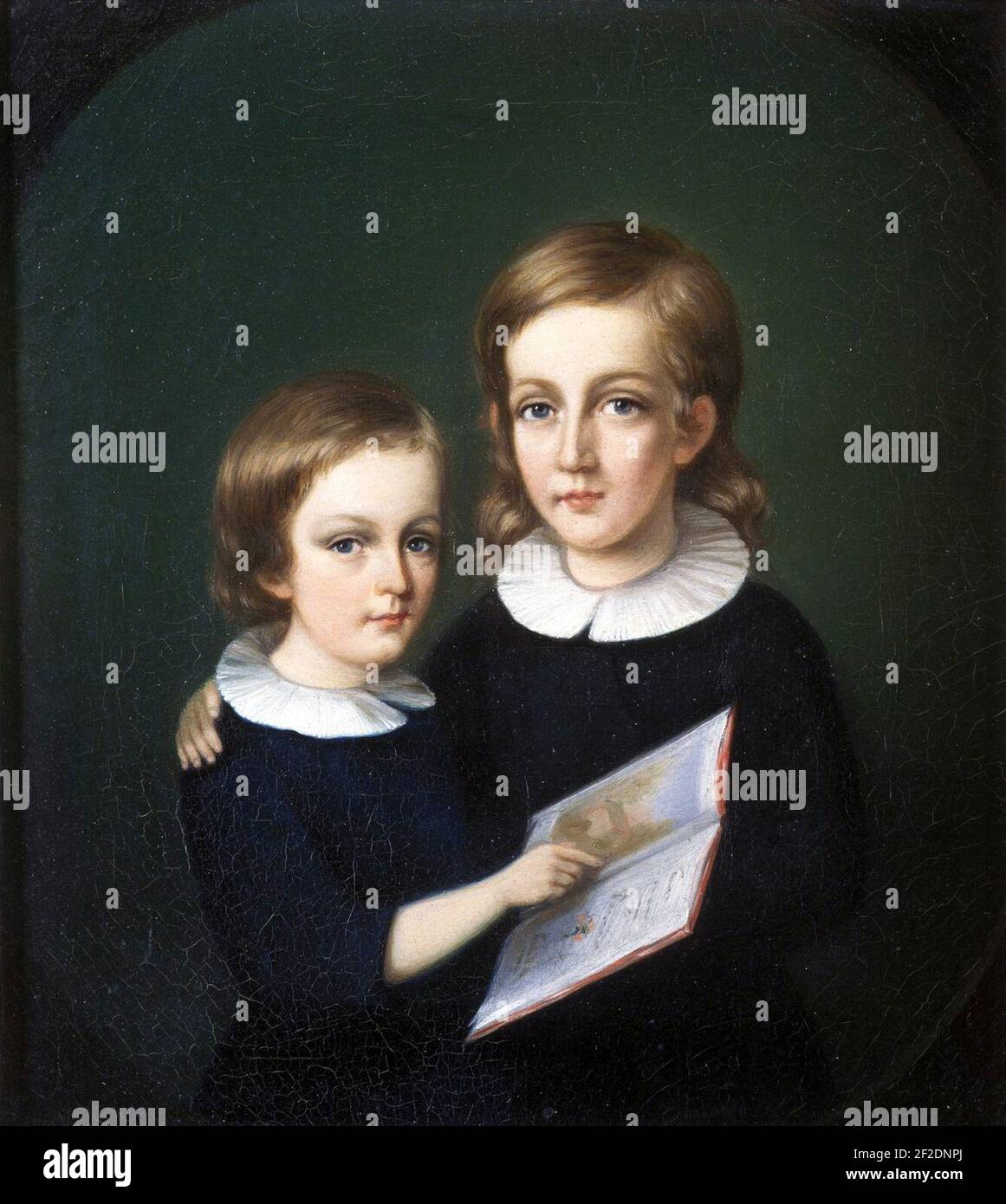 Portraits-Karl Bickell Ludwig Bickell-um 1850 Stock Photo - Alamy