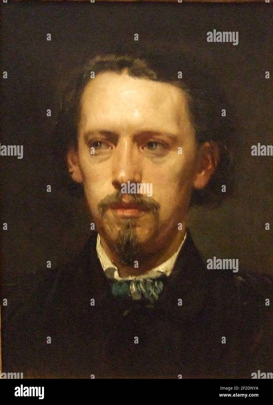 Porträt des Malers Heinrich Heger (1861 Stock Photo - Alamy