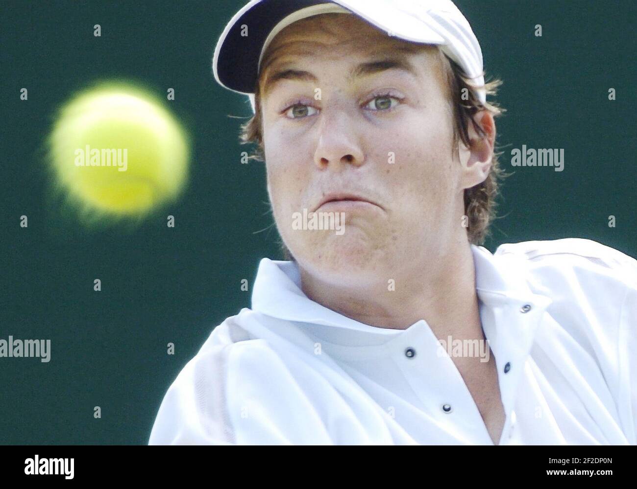 WIMBLEDON TENNIS CHAMPIONSHIPS 9th DAY BOY'S SINGLES MILES BLAKE (GBR ...
