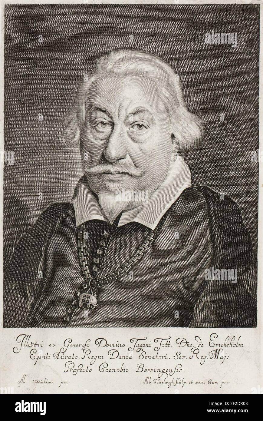 Porträtt av Tahe Thott till Eriksholm, riksråd (1624), 1650-tal ...