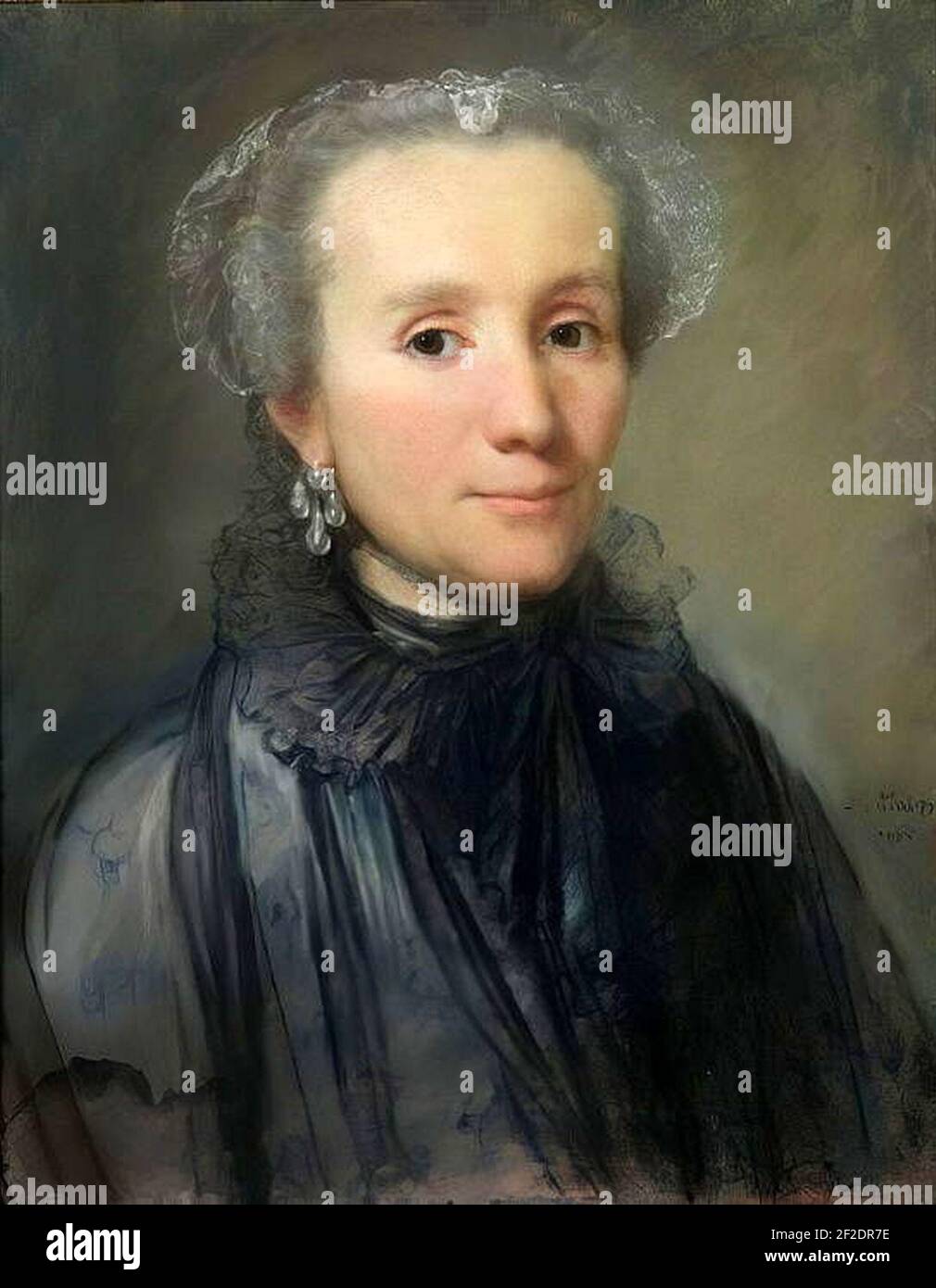 Portret damy - Louis Marteau Stock Photo - Alamy