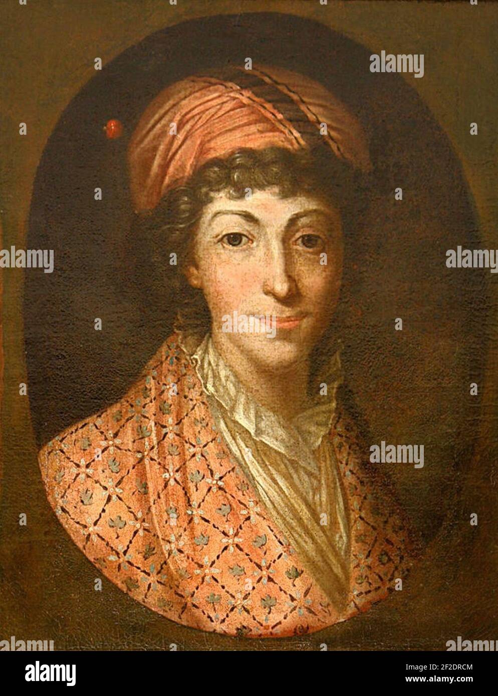 Portret Izabelli z Flemmingów Czartoryskiej w stroju cyganki Stock ...