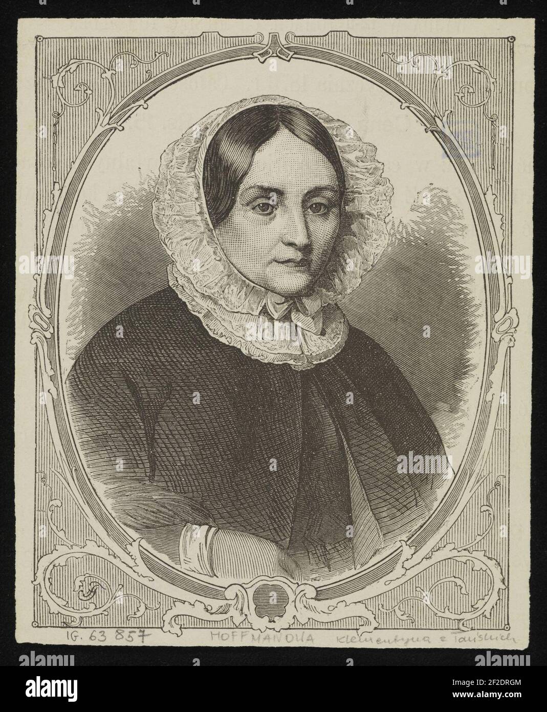 Portret Klementyny Hoffmanowej Stock Photo - Alamy