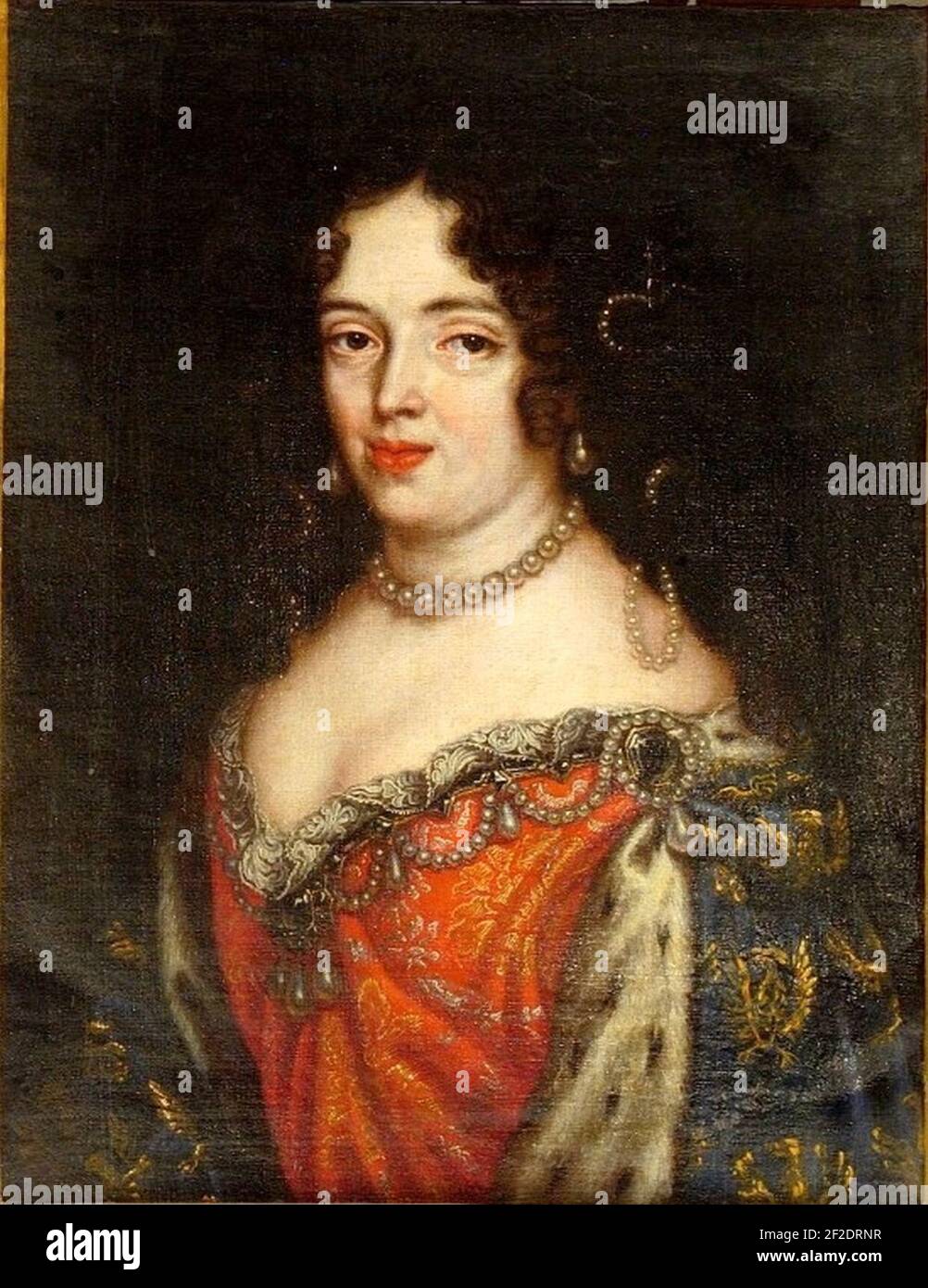 Portret Marii Kazimiery Sobieskiej. (Villa Medicea del Poggio Imperiale ...