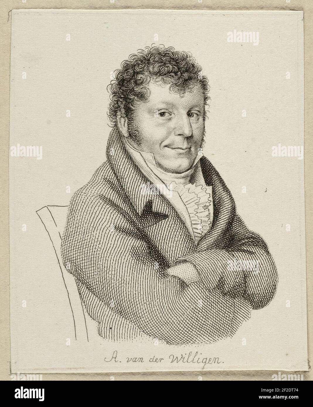 Portret van Adriaan van der Willigen Stock Photo - Alamy